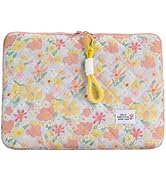 Amazon.com: AZURAOKEY Cute Floral Laptop Sleeve Case Kawaii Aesthetic ...