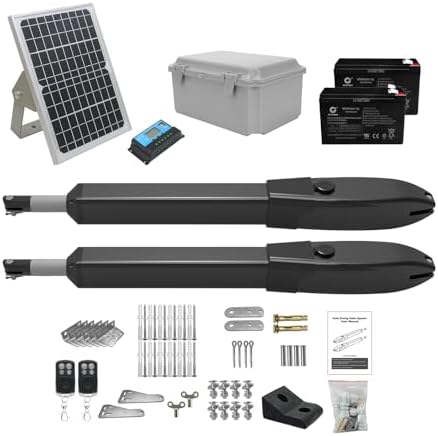 Amazon.com: Ghost Controls Heavy-Duty Solar Automatic Gate Opener Kit ...