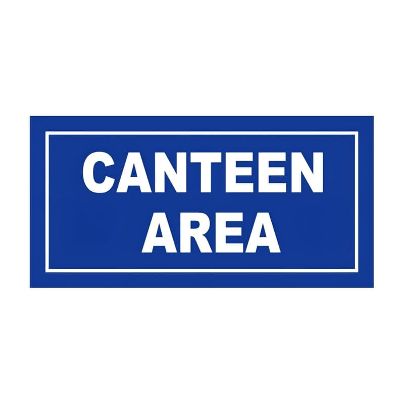 Vijay Art Canteen Area Signboard - Premium 5mm Sunboard Sheet with ...