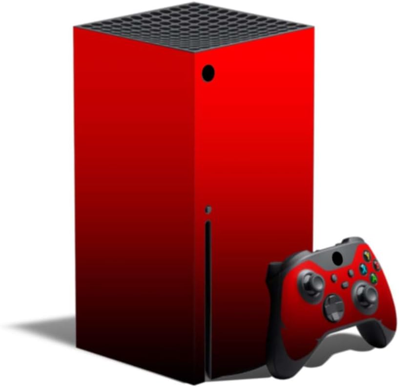 Amazon.com: Console Wrap Compatible with Xbox Series X - Red to Black ...