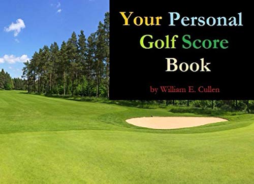 YOUR PERSONAL GOLF SCORE BOOK | Amazon.com.br