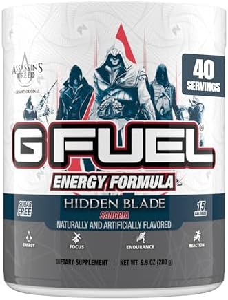 Amazon.com: G Fuel Isaac's Tears Energy Drink Powder, Pre Workout ...