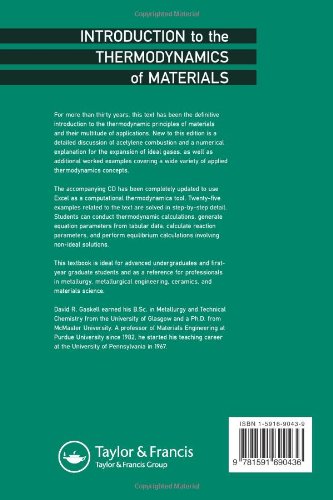 Introduction to the Thermodynamics of Materials, Fifth Edition - Want ...