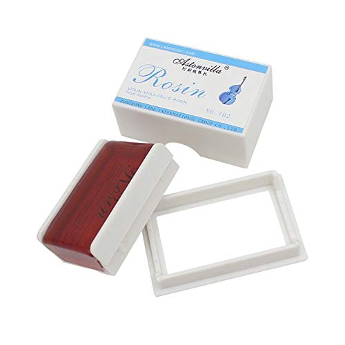 Amazon.com: Violin Parts 702 Transparent Red Resin Mini Rosin for ...