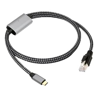 cablecc RJ45 to USB Type-C Cable USB-C to Ethernet Male Cord Directly ...