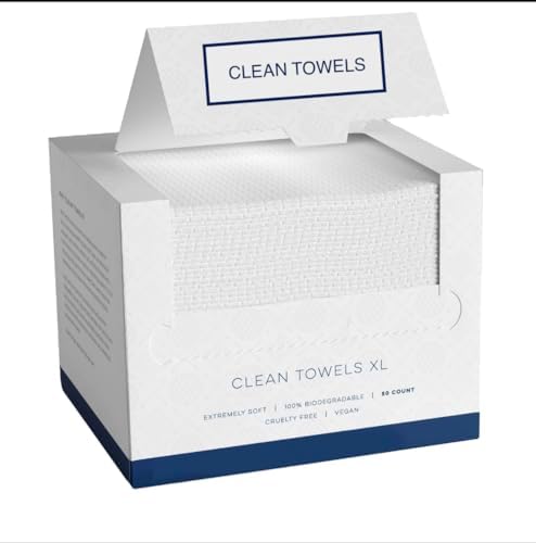 Amazon.com: Clean Skin Club Bamboo Viscose Clean Towels XL, World 1ST ...