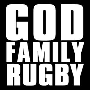 Amazon.com - God Family Rugby Sticker (Christian Love Faith Rugger ...