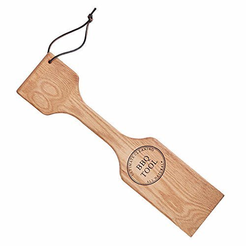The Ultimate BBQ Woody Paddle - All Natural BBQ Grill Scraper : Amazon ...