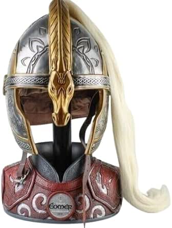 Amazon.com: Medieval Helmet Steel Knight Armor Battleworn Helm Of Eomer ...