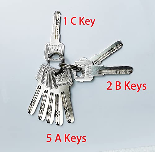 Qrity 100mm Euro Cylinder Lock 45/45 Brass Anti-Theft Door Lock ...