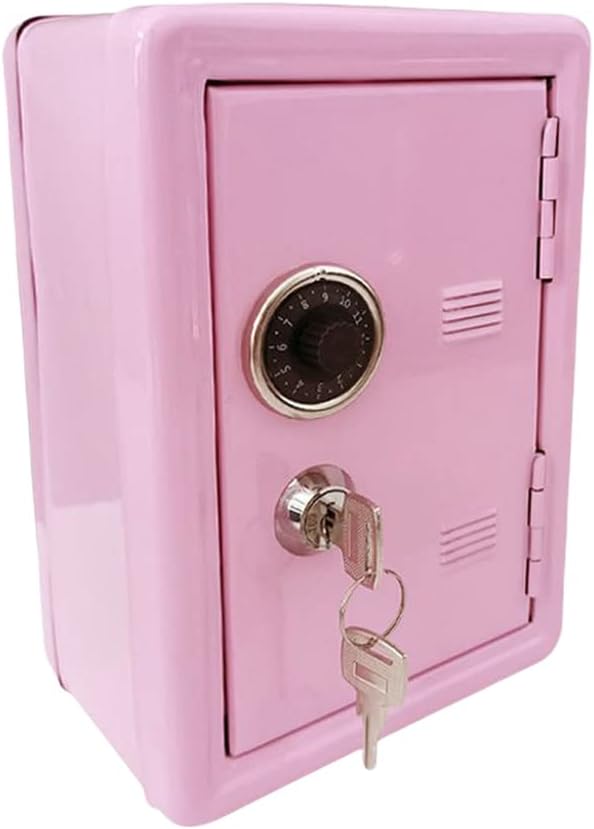 Metal Safe Money Box Red : Amazon.co.uk: Home & Kitchen