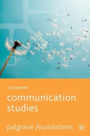 Amazon.com: Communication Studies (Macmillan Foundations Series, 13 ...