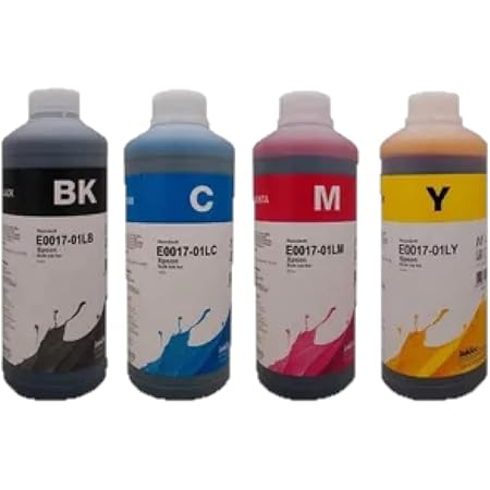 PSA Kit 4 Tinta INKTEC E0017 Base Agua Cyan, Amarillo, Magenta, Negro ...
