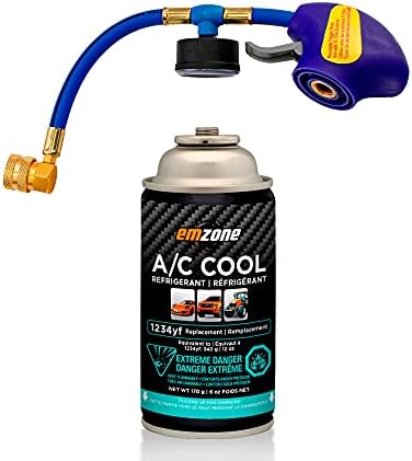 FrostyCool 12a·yf 1234yf Replacement Refrigerant 8 oz. Can with Trigger ...