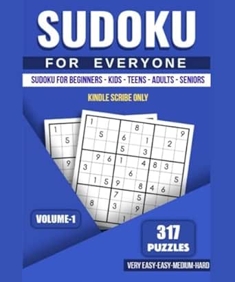 Sudoku For Everyone — Volume 1: 317 Puzzles to Boost Focus, Sharpen ...