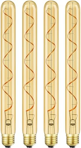 HUIBONA Edison Light Bulb 40 Watt, T10/T300 11.6in Long Tube Edison ...