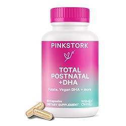Amazon.com: Pink Stork Total Postnatal Vitamins for Women with Vegan ...