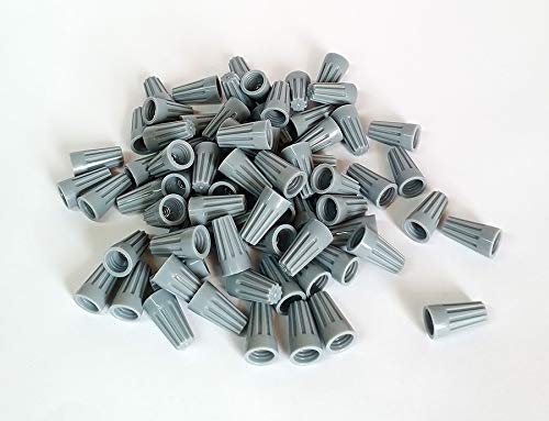 Electrical Wire Connector Twist-On Terminal Cap Spring Insert (50 Pcs ...