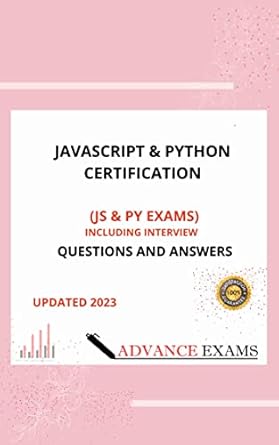 Amazon.com: JAVASCRIPT & PYTHON CERTIFICATION (JS & PY EXAMS) INCLUDING ...