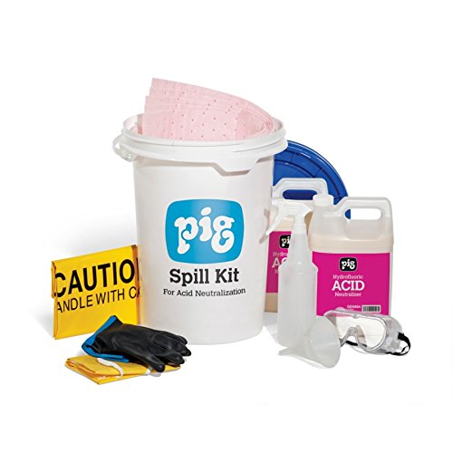 New Pig KIT601 Pig Hydrofluoric Acid Neutralizing Spill Kit in Bucket ...