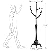 Amazon.com: Heavy Duty Coat Rack Freestanding Wood Tree Rack with 8 ...
