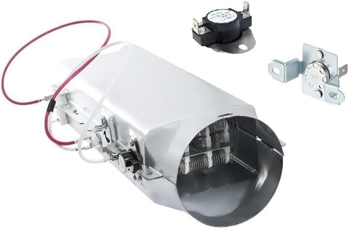 New - 5301EL1001A Dryer Heating Element Kit Assembly with Thermostats ...