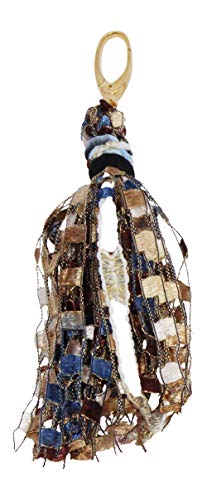 Amazon.com: Handcrafted Yarn Tassel Handbag Dangle Charm Purse ...