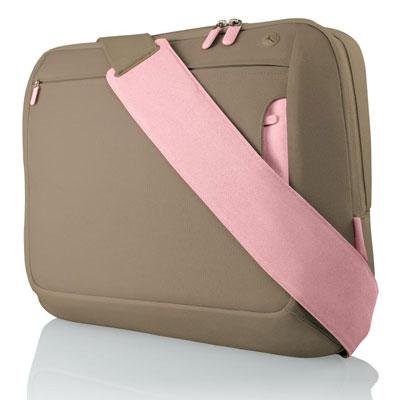 Belkin 15-Inch Messenger Bag (Khaki/Powder Pink) : Amazon.in: Computers ...