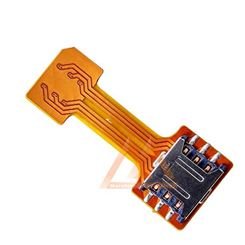 MARSHLAND Hybrid Nano Sim Adapter for All Android Mobile to Run 2 Sim ...