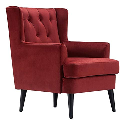 SNF WOOD STYLE Wing Chair for Living Room | Arm Chair | Heigh Back ...