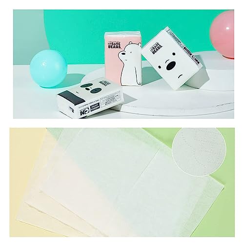 MINISO Pocket Tissues Packs We Bare Bears Series Tissues (8sheets*3 ...