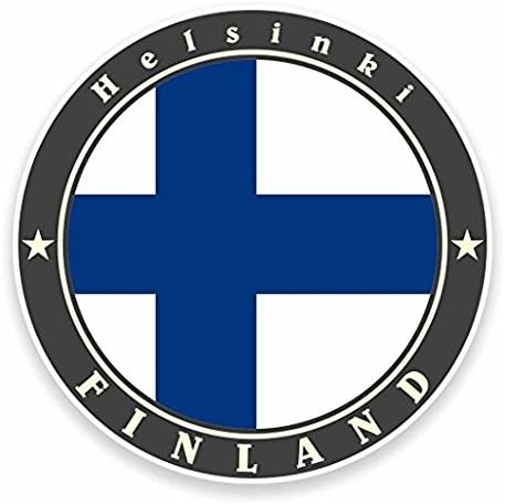Amazon.com - 3 Pack - Helsinki Finland WINDOW CLING STICKER Car Van ...