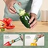 Amazon.com: Pepper Seed Corer Remover, 2 in 1 Bell Pepper Cutter Pepper ...
