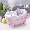 Amazon.com: Cute Pink Mini Humidifier for Bedroom & Office, Top Fill 0 ...