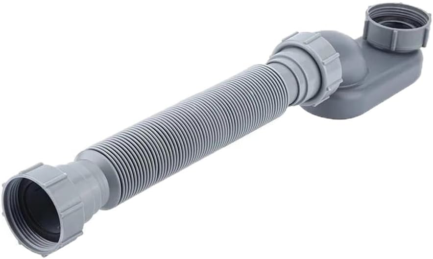 Low Profile Shower Drain, 1-1/2 Inch Flexible Bathtub Shower Drain Pipe ...