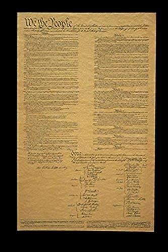 Amazon.com: Posterazzi The Original United States Constitution Poster ...