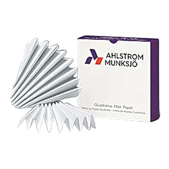 Ahlstrom 5150-3850 Fluted Filter Paper Circle, 25 Micron, Rapid Flow ...