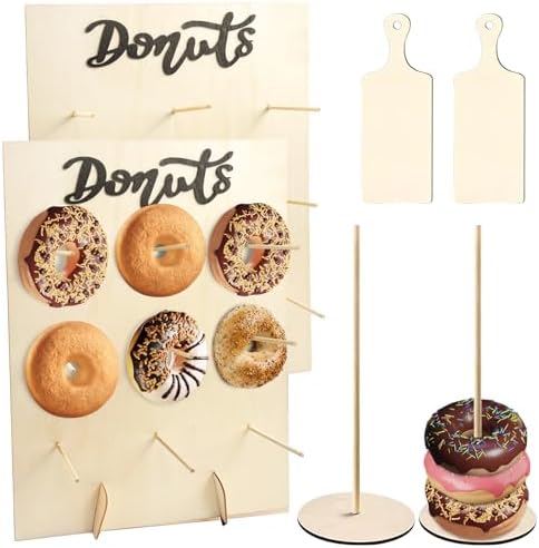 Amazon.com: AIHSUMC 6 PCS Donut Stand Includes 2 Donut Wall 2 Donut ...