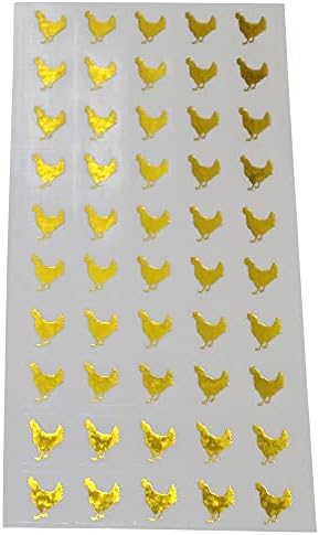 Amazon.com: Chicken Meal Stickers for Place Cards- Meal Stickers (Clear ...