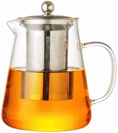 Amazon.com | JIABO (40 oz/ 1200 ml) Glass Teapot with Removable ...