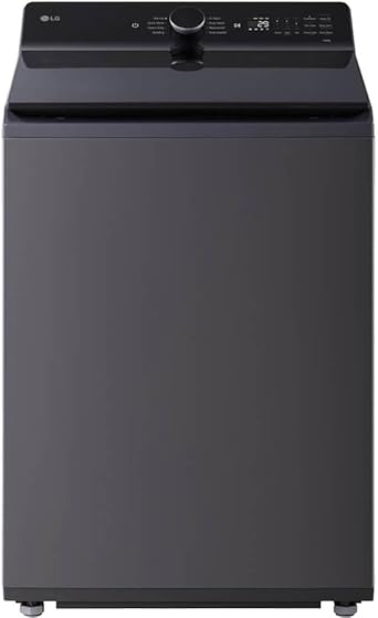 Amazon.com: LG WT8400CB 5.5 Cu. Ft. Matte Black Mega Capacity Top Load ...