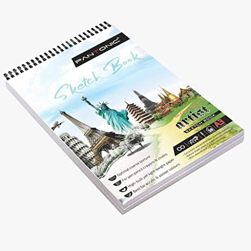 Variety Canvas 50 Sheet A3 Sketchbook Set | Top Spiral-Bound Sketchpad for Artists | Sketching ...