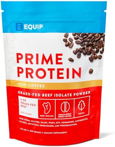 Amazon.com: Equip Foods Prime Protein Powder - Salted Caramel & Iced ...