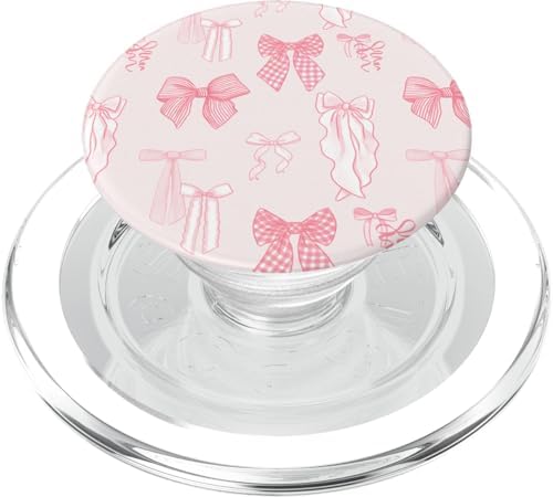 Amazon.com: Aesthetic Pink Bow in Watercolor PopSockets PopGrip for ...