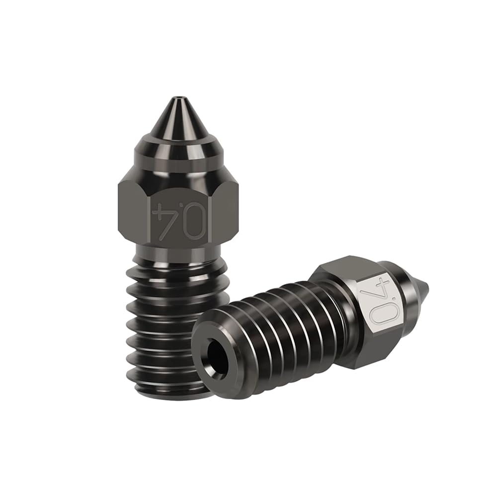 Snapklik.com : 2 Pack High Speed M6 Hardened Steel Nozzle For 3D ...