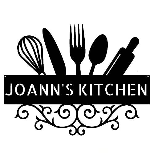 Amazon.com: Personalized Kitchen Metal Signs Custom Kitchen Wall Decor ...