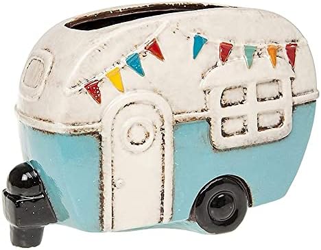 Village Pottery Camper Van Plant Pot : Amazon.co.uk: Garden
