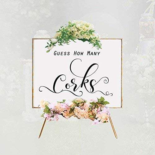 Buy Elegant Quotes Guess How Many Corks Sign Bridal Shower Cards Print ...