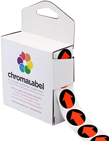 Amazon.com : ChromaLabel 0.25 Inch Fluorescent Color Code Dot Label Kit ...