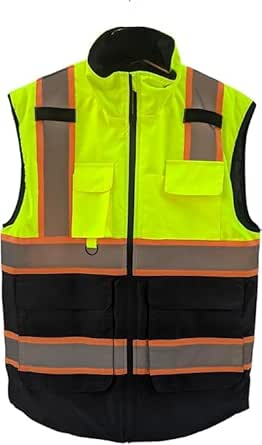 Cold Weather Safety Vest - For Construction Workers OSHA Standard ...